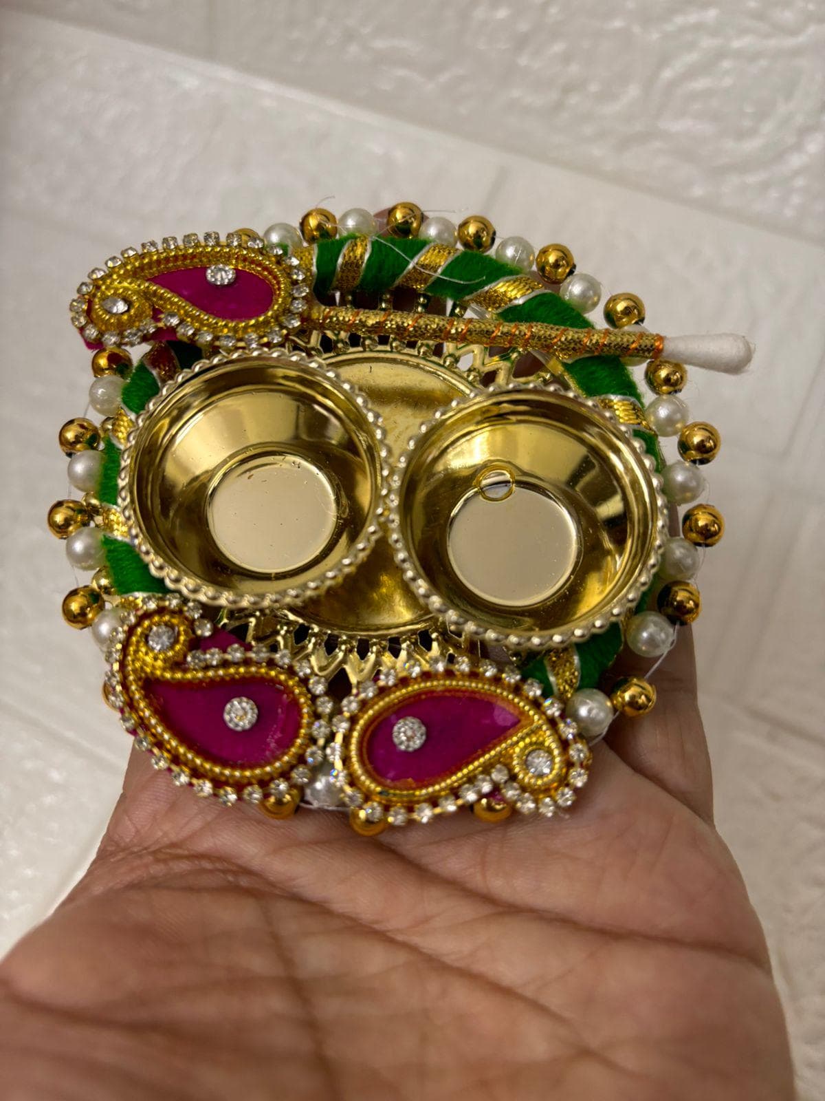 Haldi Kumkum Platter With Tilak Stick , Return Gift for Wedding, Haldi ...