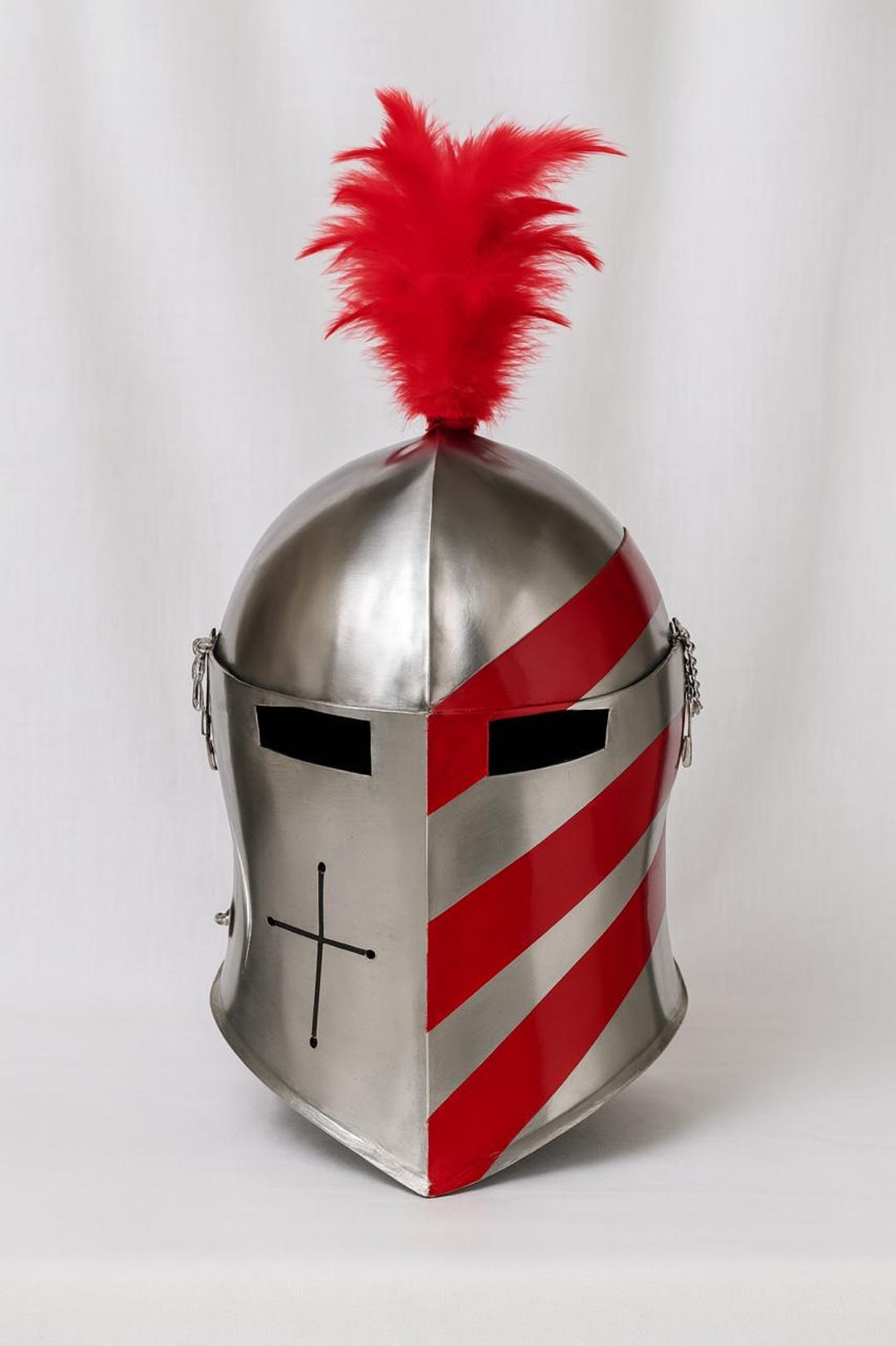 Medieval Barbuta Helmet – 18 Gauge Steel Knight Polish Armor | Handmade ...