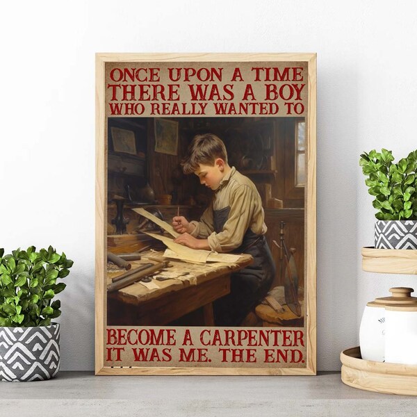 Carpentry Poster - Etsy