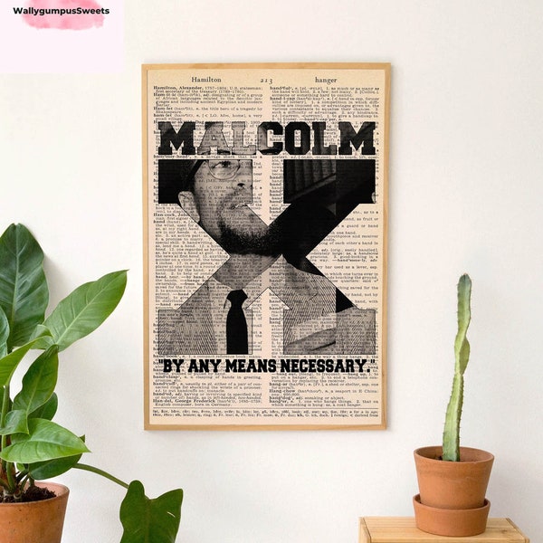 Malcolm X Quote Poster - Etsy