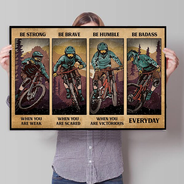Vintage Bike Poster - Etsy