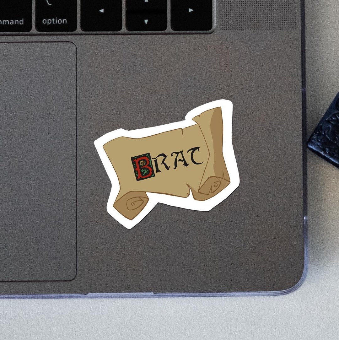 Medieval Vinyl Sticker Scroll - Etsy