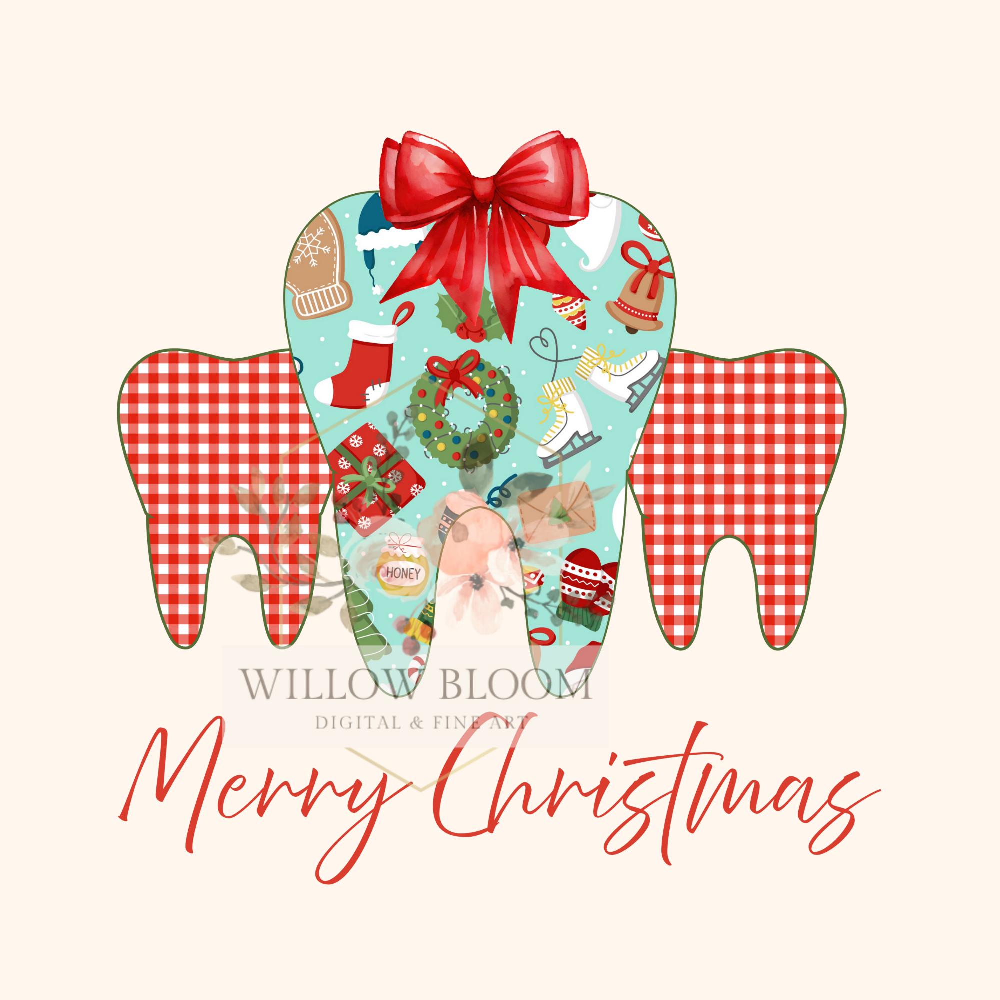 Dental Art PNG for Dental Office Decor for Dentist Office Christmas PNG ...