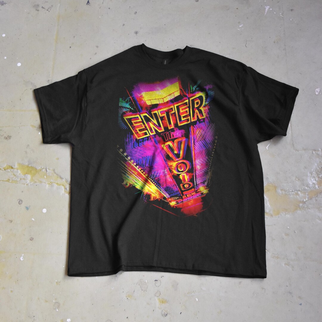 Enter the Void T-shirt – Gaspar Noe Cult Film, Psychedelic Distressed ...
