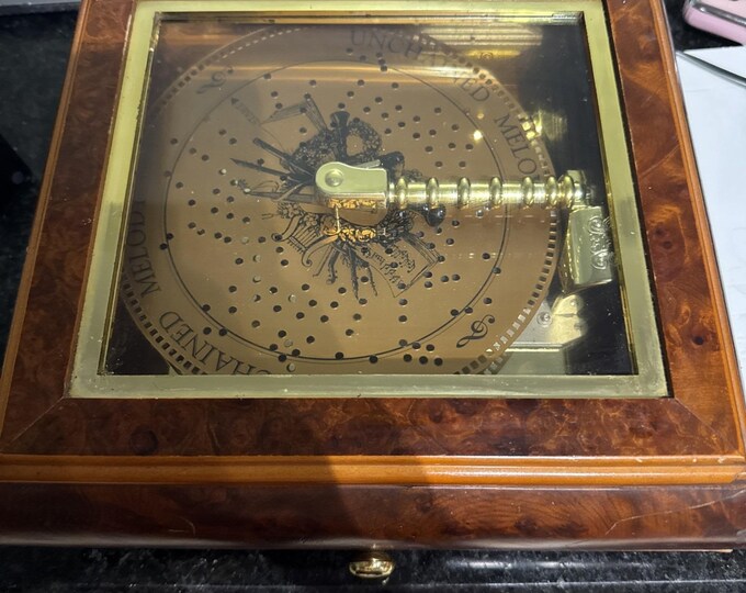 Vtg Mr. Christmas Holiday Symphonium Music Box 16 Discs Christmas ...