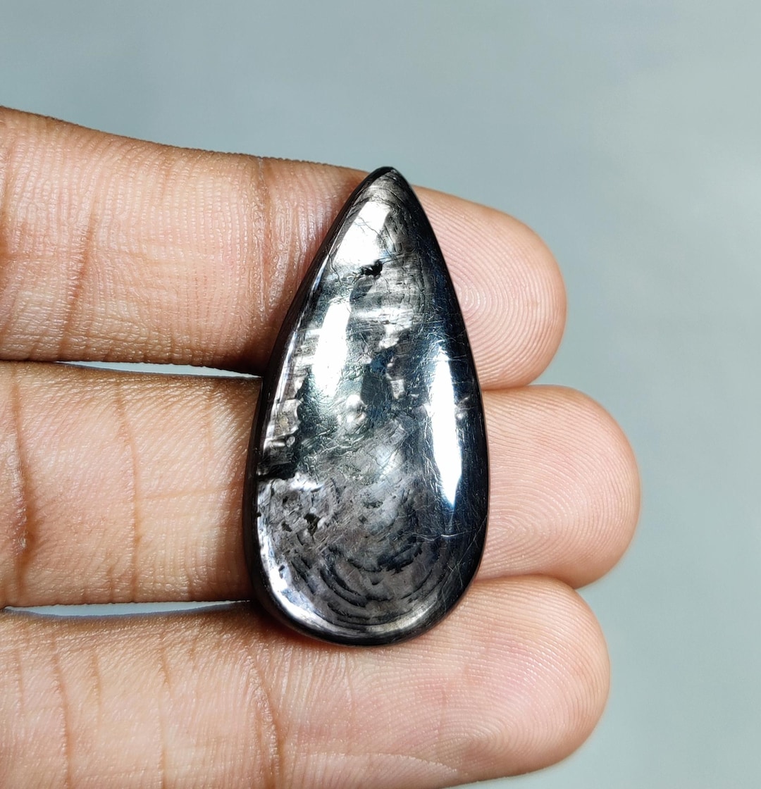 Hypersthene Natural Pear Shape Cabochon Loose Gemstone for Making ...