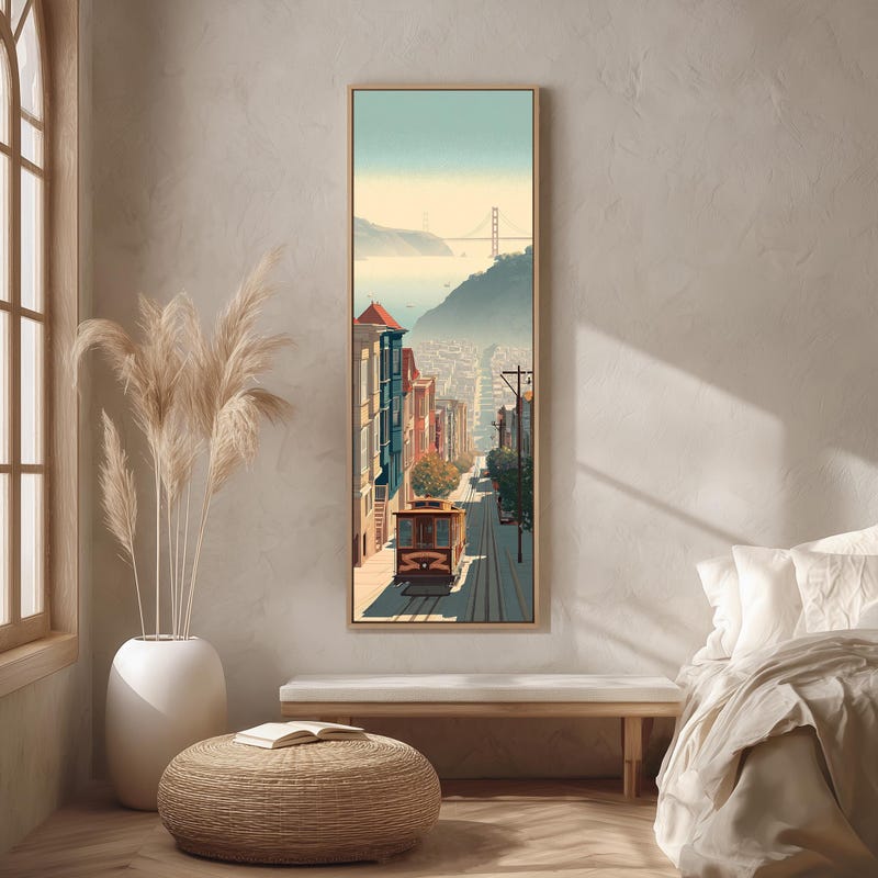 Vertical Narrow Art - Etsy