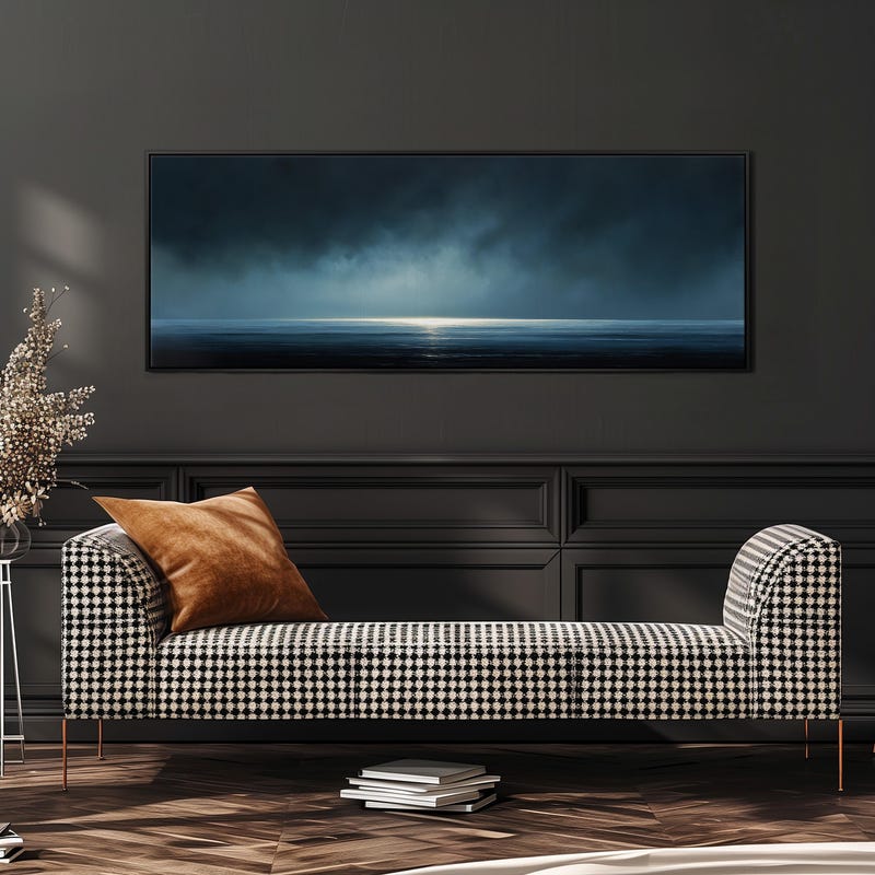 Moody Horizontal Canvas - Etsy UK