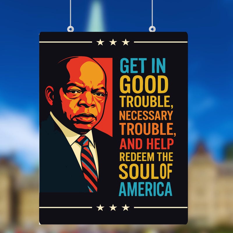 Good Trouble Sign - Etsy