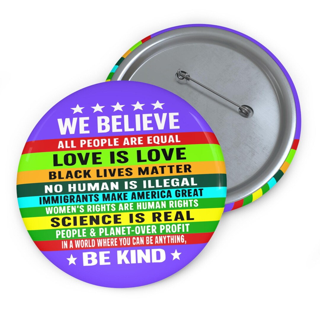 Anti-ice Anti-trump Protest Pin Button | Be Good Activist Pin | Pro ...