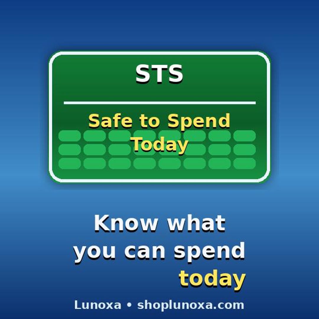 Safe-to-spend Today: A Budgeting Tool - Etsy