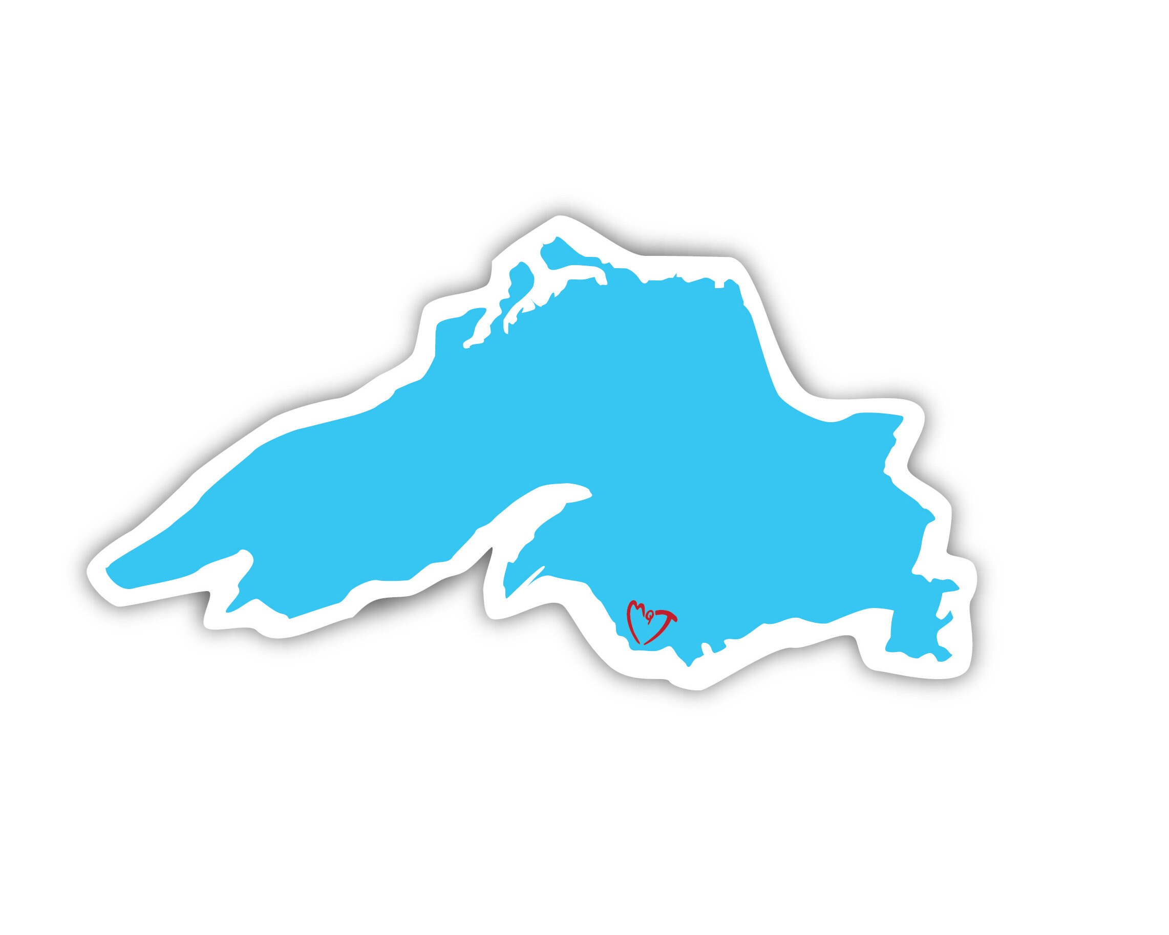Upper Peninsula UP Lake Superior Marquette Michigan Sticker Decal Car ...