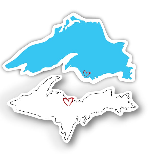 Upper Peninsula Bumper Sticker - Etsy