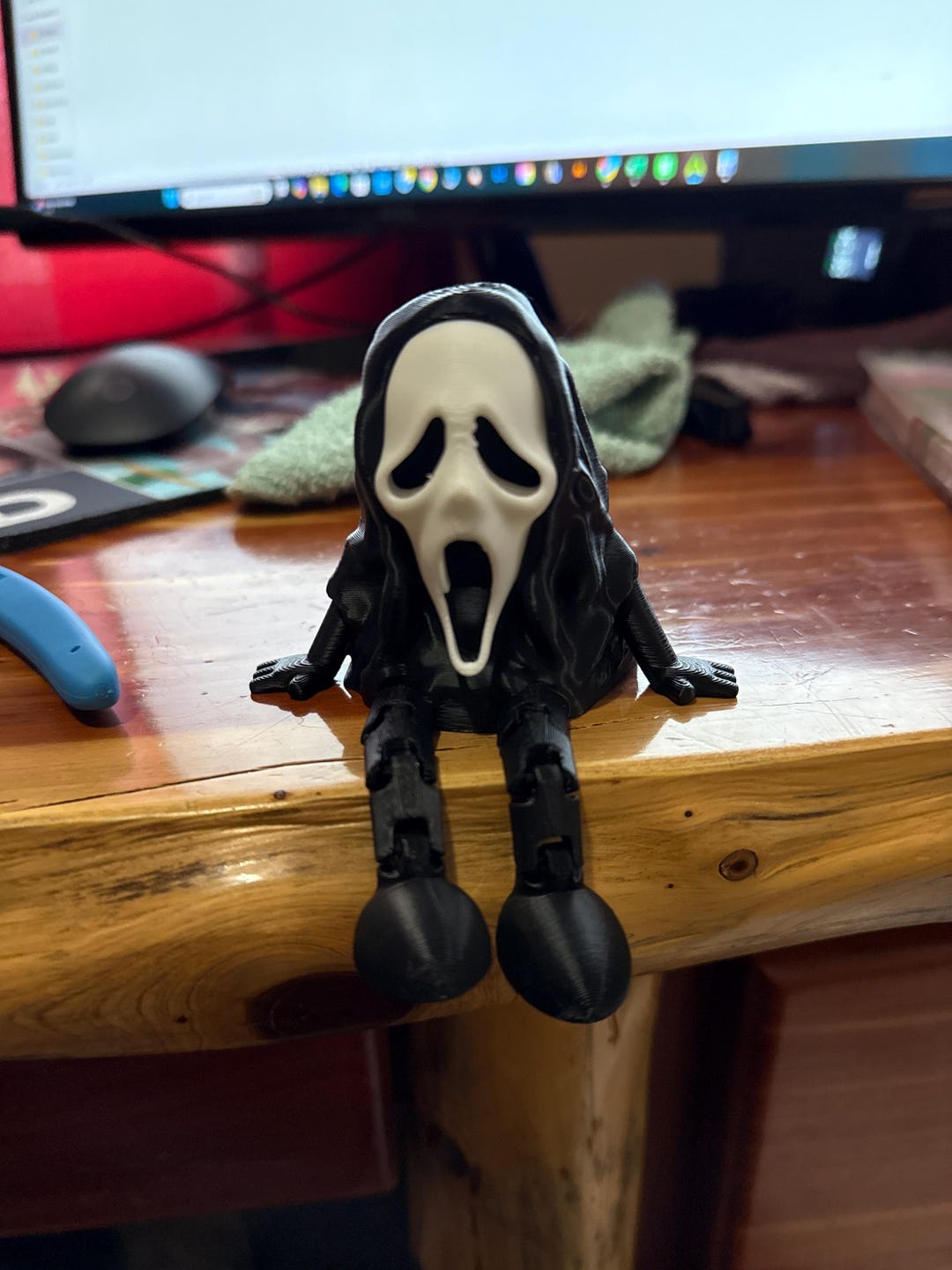 Ghostface Articulating Figurine.|3d Printed. - Etsy