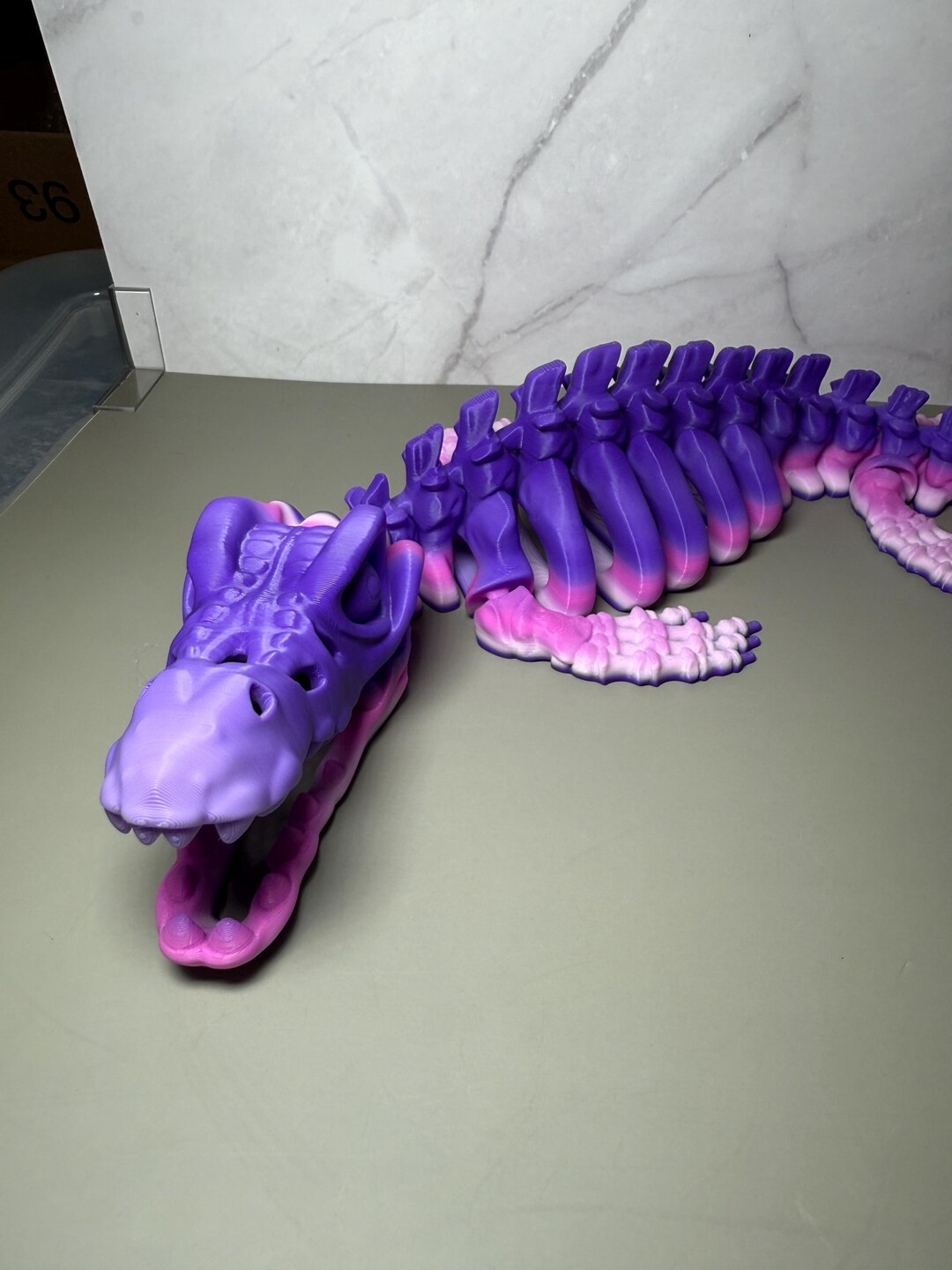 Mosasaur Skeleton: Articulated Dinosaur - Etsy