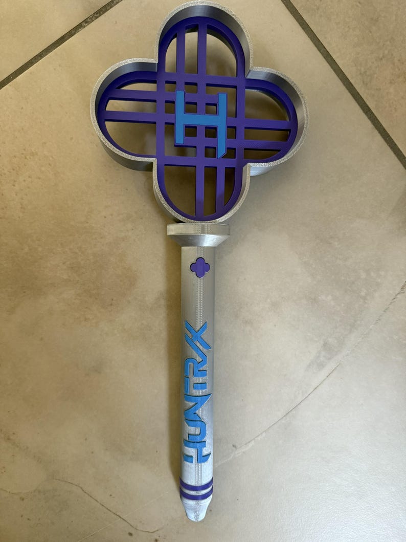 K-pop Huntrix Warrior Fan Wand - Etsy UK
