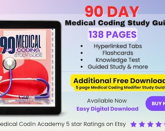 Medical Coding Study Guide: CPC & CCS-P Exam Prep (PDF Download) - Etsy
