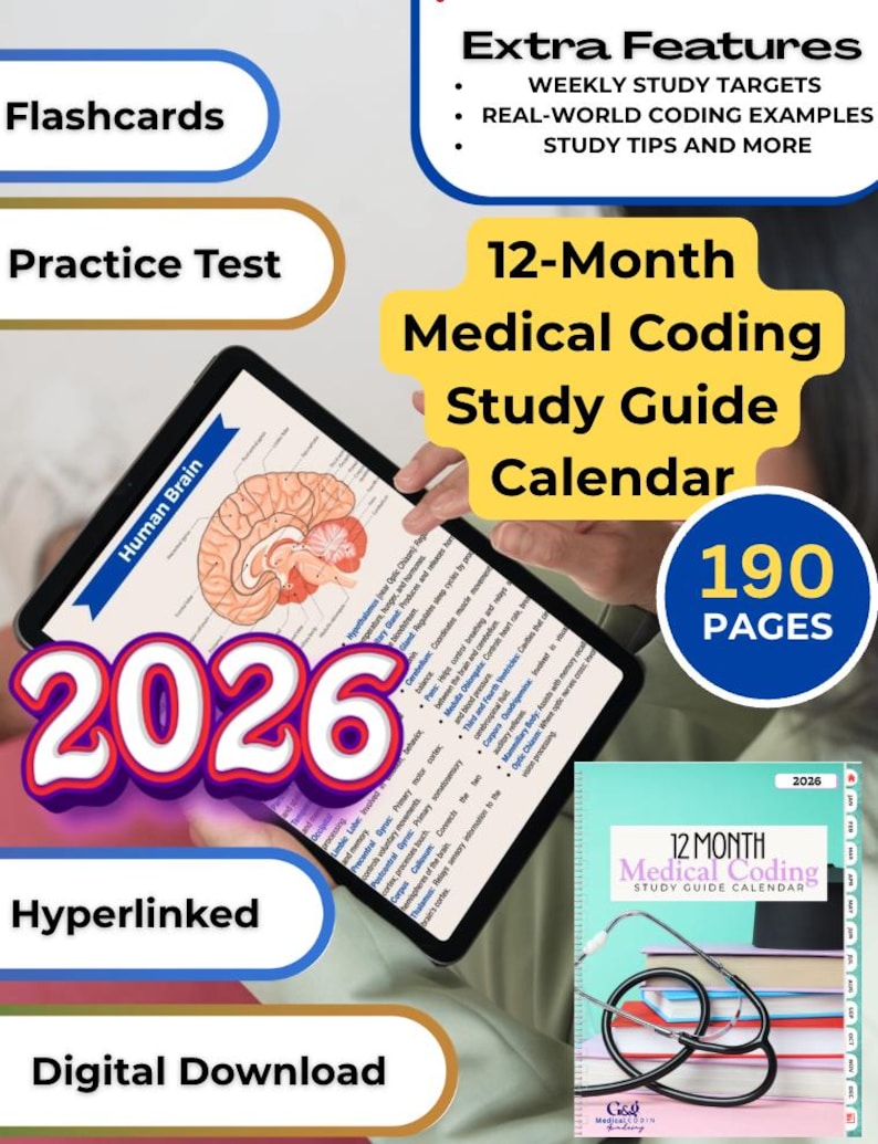 2026 Medical Coding Study Guide: CPC & CCS-P Exam Prep - 12 Month ...