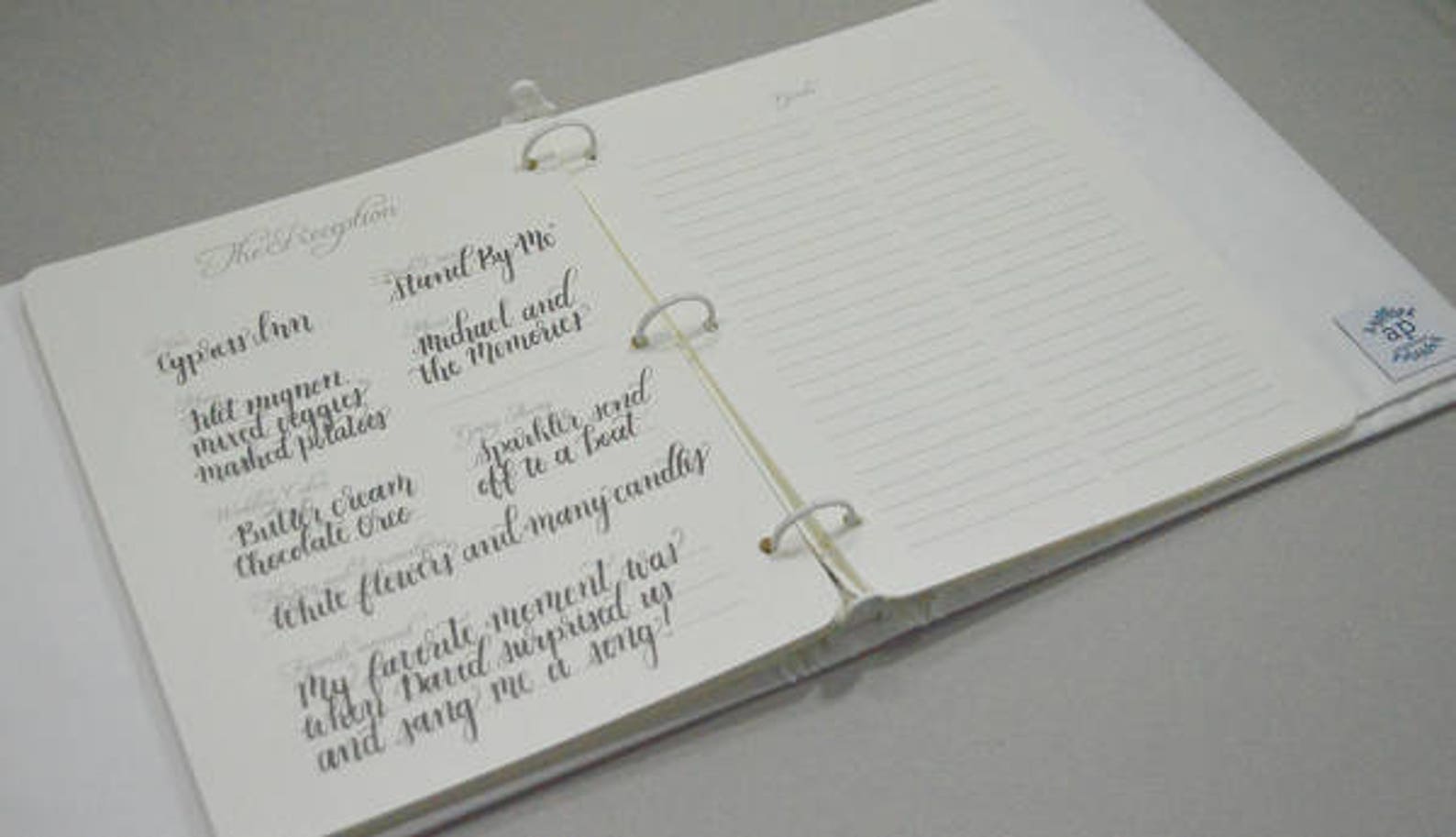 Wedding Memory Book Brides Book Guest Book - Etsy