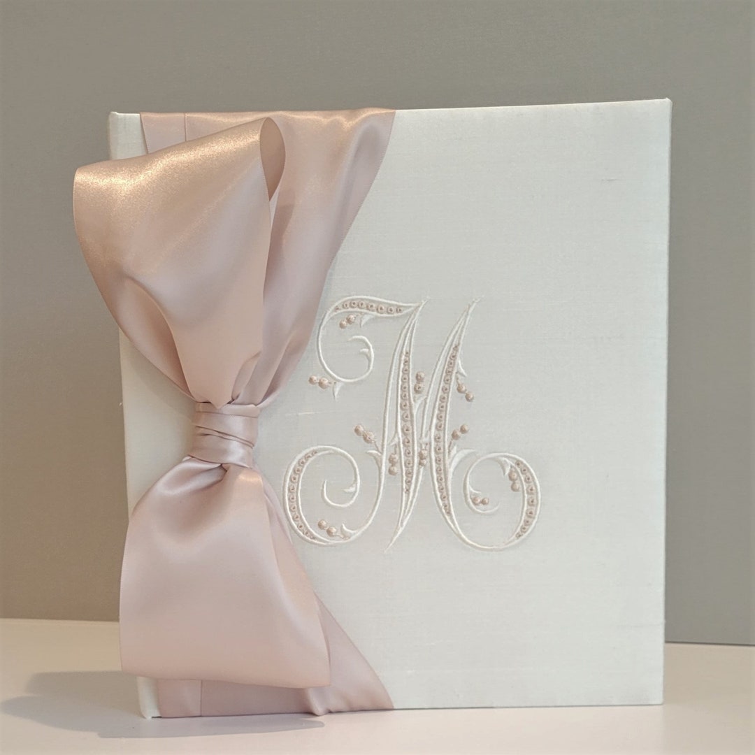 Monogrammed Wedding Book - Etsy