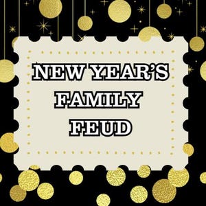 New Year's Family Feud Game - Editable Canva Template - Digital ...