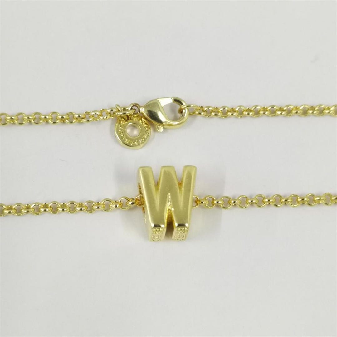 Pandora Letter W Charm Necklace - Etsy