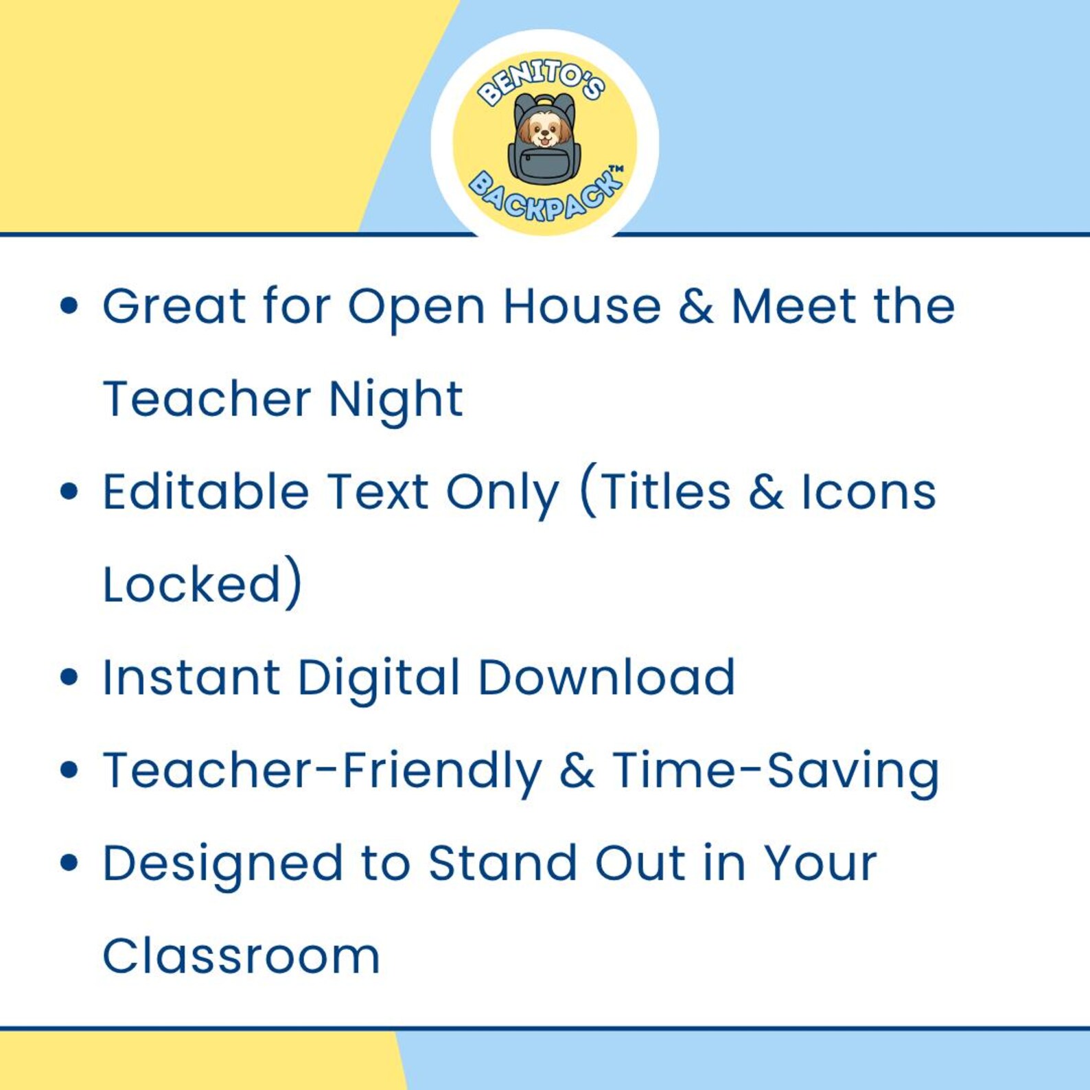 Editable Meet the Teacher Template: Rainbow Design, Back to School (PDF, Canva Edit) - Etsy