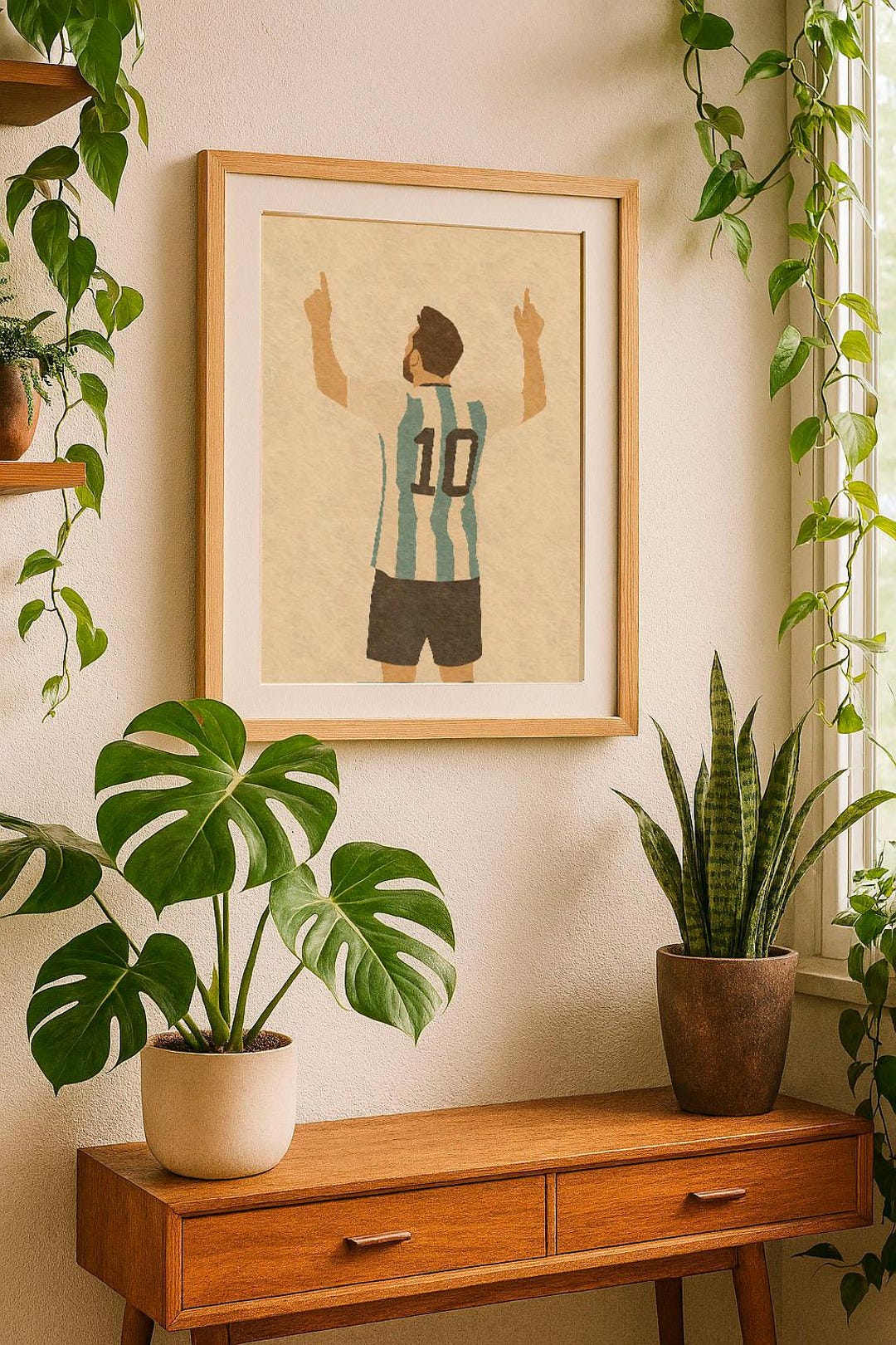 Minimalist Messi Goal Celebration Poster – Digital Download Wall Art - Etsy