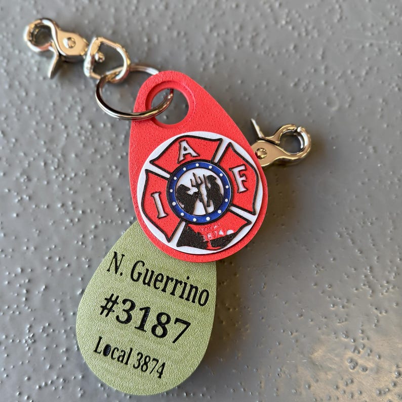 Custom Firefighter Accountability Gear Tags - Etsy