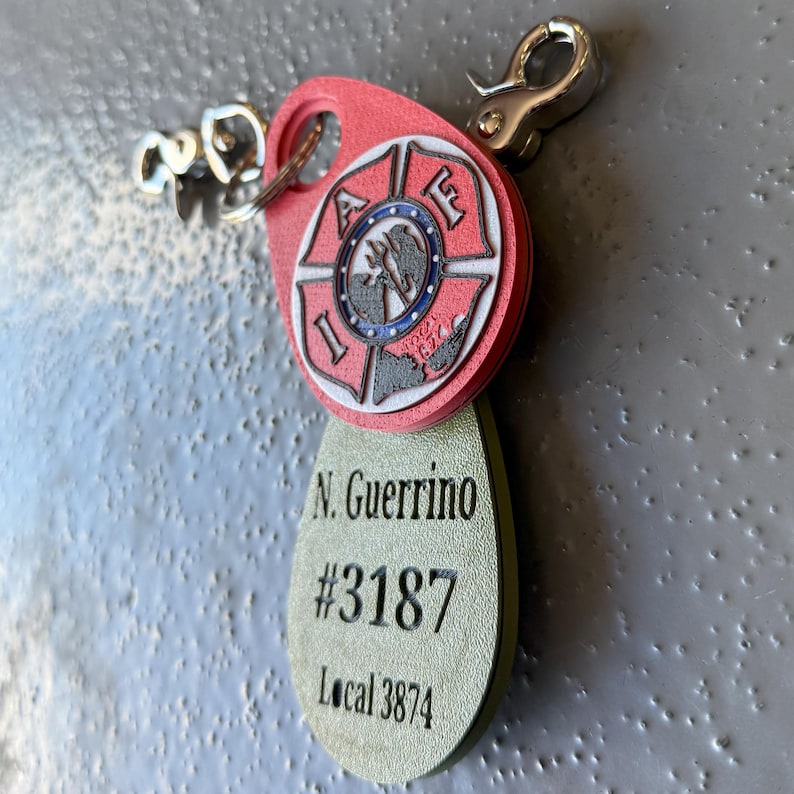 Custom Firefighter Accountability Gear Tags - Etsy
