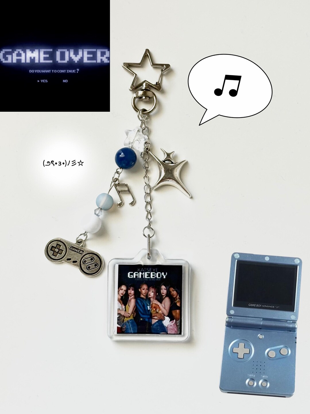 Katseye Gameboy Photo Keychain Charm Kpop Merch Gift Cute - Etsy
