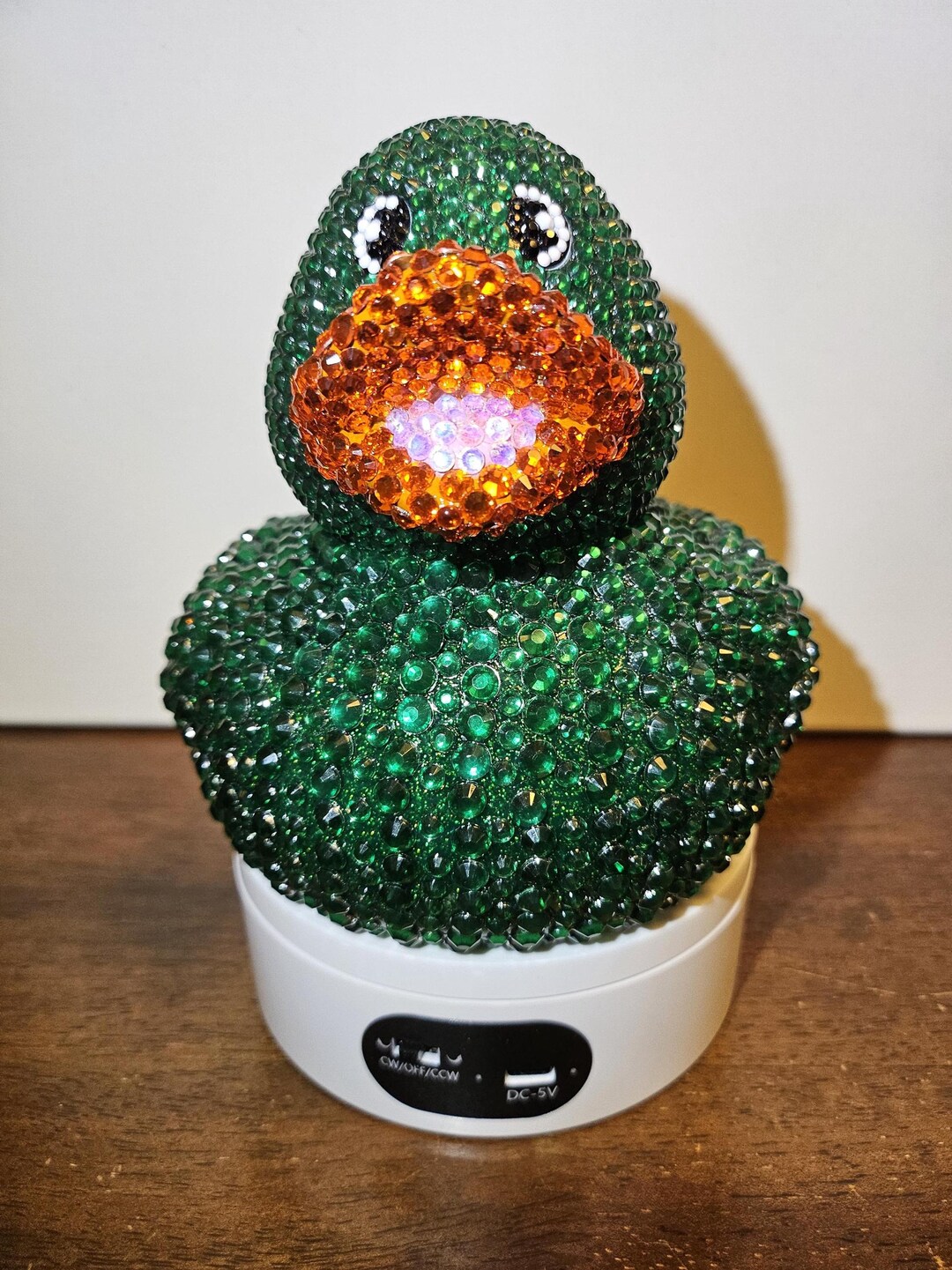 Large Rubber Rhinestone Duck. Custom Made With Multiple Colors. - Etsy