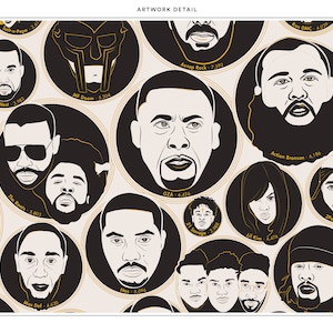Largest Vocabulary in Hip Hop Print | Poster for Home | Gift for Rap ...