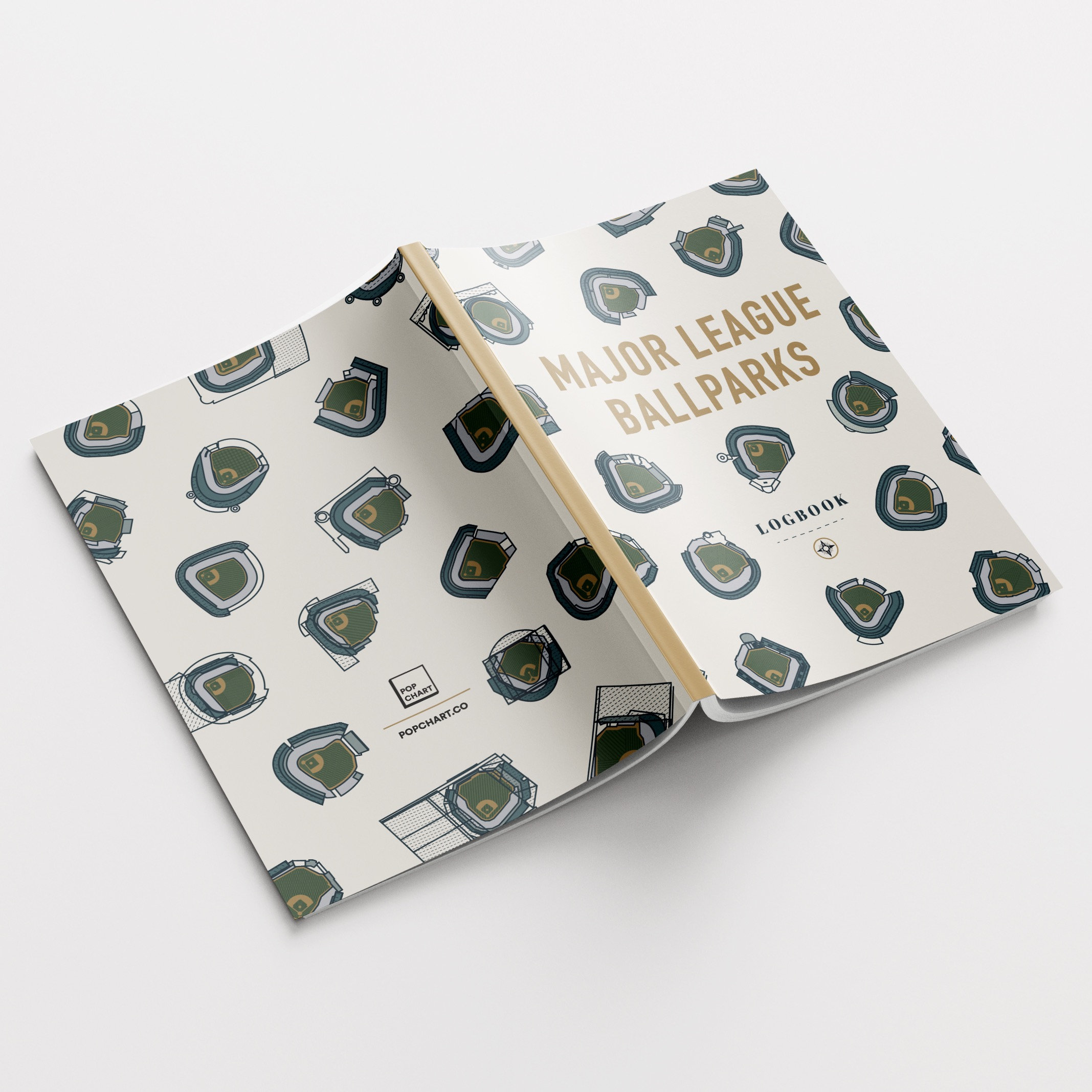 Baseball Stadium Logbook | Journal for Sports Fans | Keep Track of Your ...