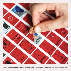 Horror Movies Scratch-off Poster | Print for Home | Gift for Scary Film ...