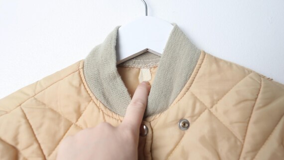 1950s 60s BOXY rare Brown & Tan QUILTED vintage mid-c… - Gem