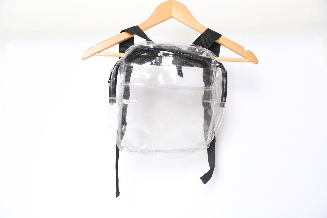 Vintage CLEAR Club Kid DISCO Mini BACKPACK Deadstock Vintage 2000s ...
