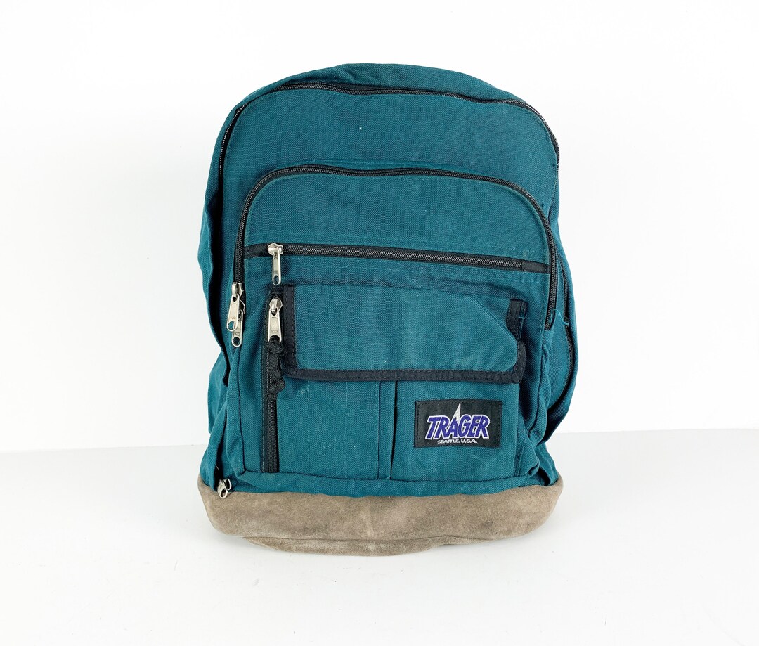 1990s Y2k Green & Tan Jansport Style TRAGER Brand Backpack Y2k - Etsy ...