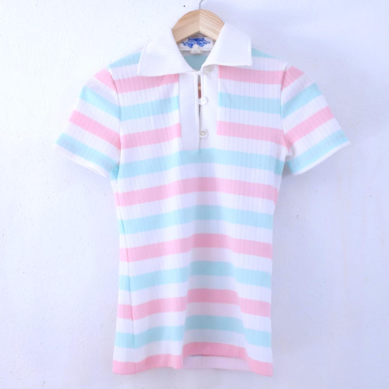 1950s Womens Polo Shirt - Etsy