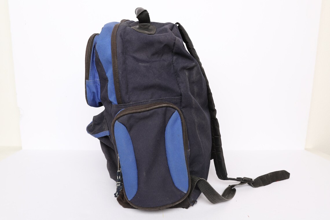 Vintage 90s y2k color block BACKPACK adventure school KNAPSACK | Etsy