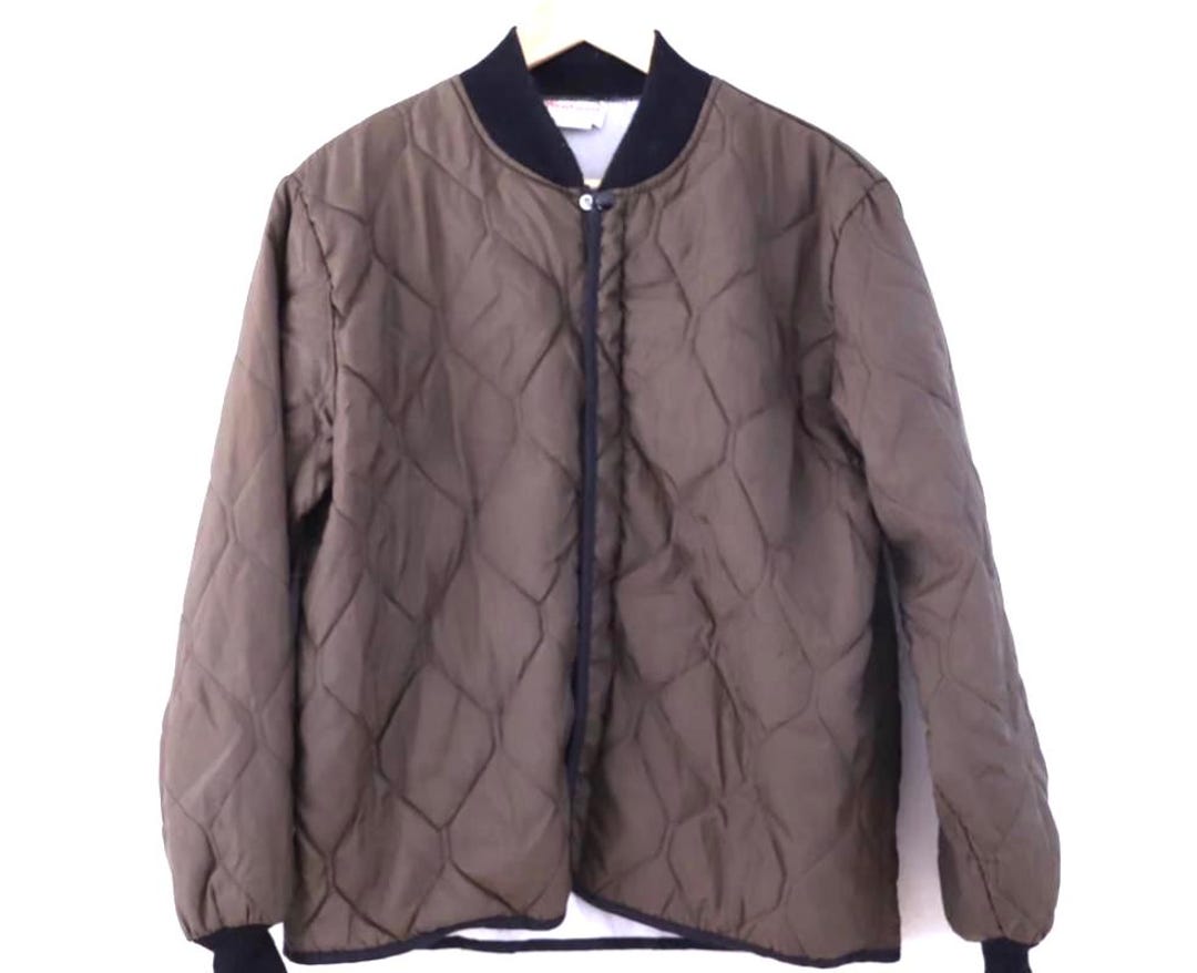 1950s 60s BOXY Rare Brown & Tan QUILTED Vintage Mid-century Fall Jacket ...