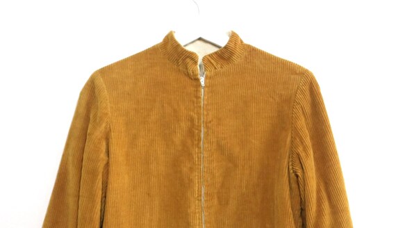 vintage women's 1960s CORDUROY boxy chore jacket grun… - Gem
