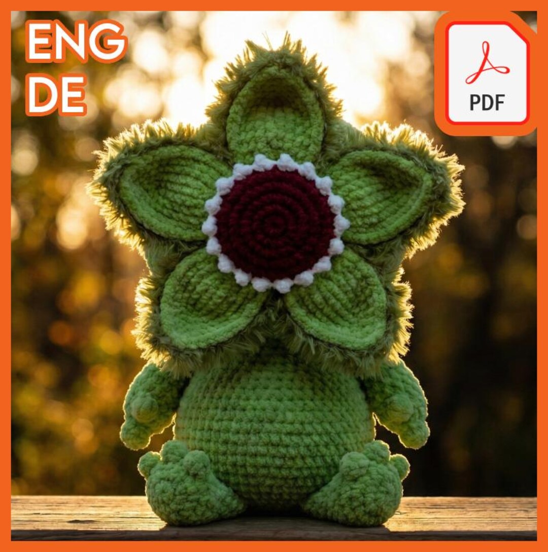 Void Flower Monster Crochet Pattern PDF – Bloamington Plant Monster ...