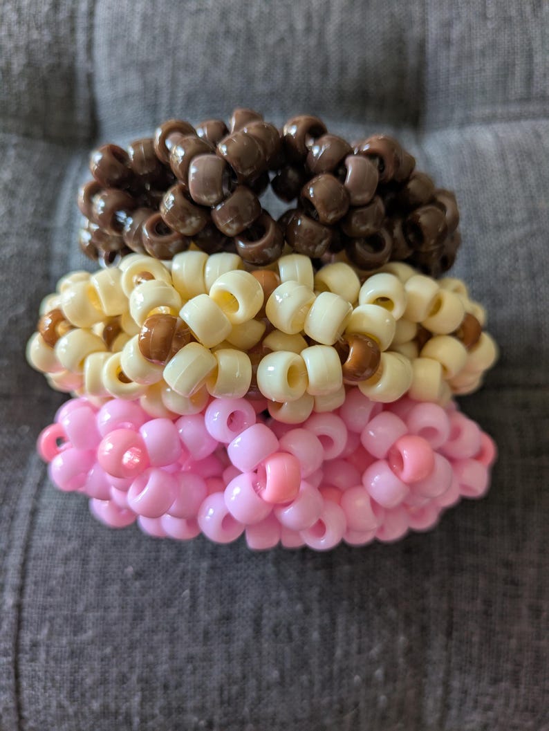 Neapolitan Ice Cream Kandi Rotator Cuff - Etsy