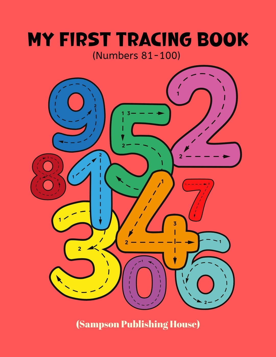 My First Tracing Book 's 81-100, Numbers Practice for Kids and Adults ...