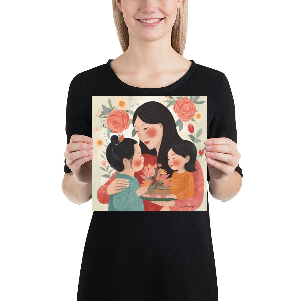 Mother's Day, Mother and Children, Asian, AAPI, Asian American Pacific ...