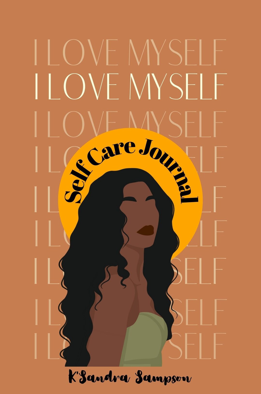 I Love Myself Self Care Notebook for Women, African American, Black ...