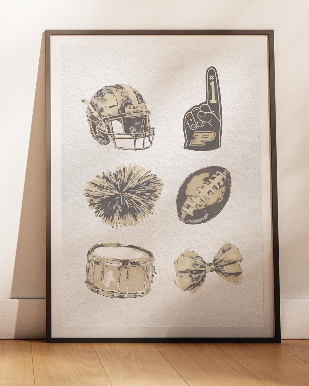 Game Day Purdue Print - Etsy