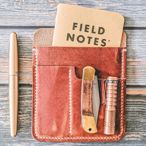 Horween Dublin Field Notes EDC Notebook Cover | Etsy