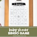 Baby Shower Games, Baby Shower Bingo, Printable Baby Shower Game, Ice ...